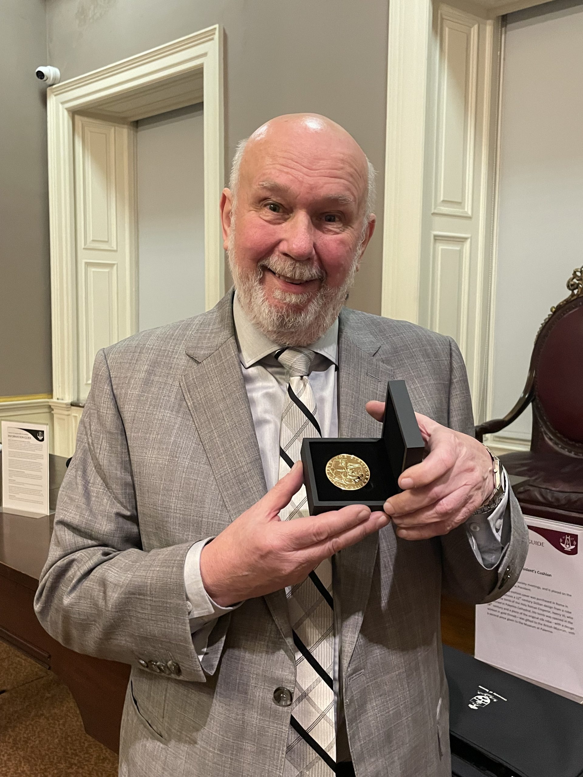 Gold Medal awarded to Peter Blayney - Bibliographical Society